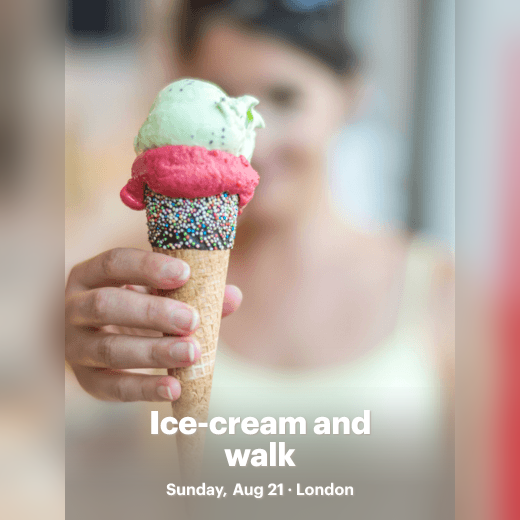 Ice-cream and walk