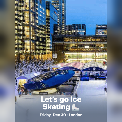 Let’s go Ice Skating ⛸️, United Kingdom, Dec 30 2022