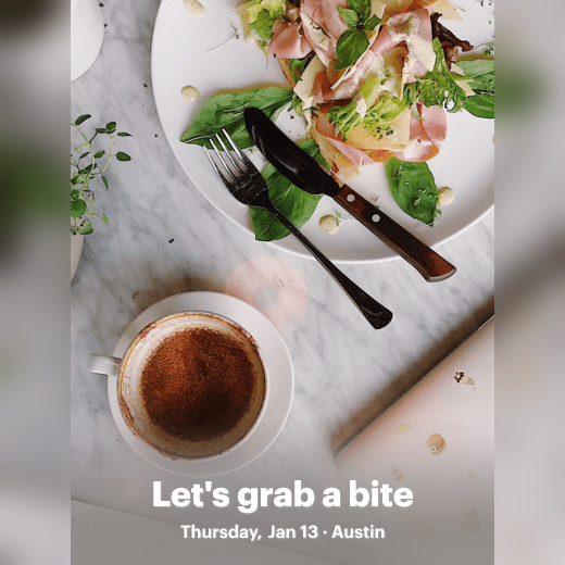 Let's grab a bite, Downtown, United States, Jan 13 2022