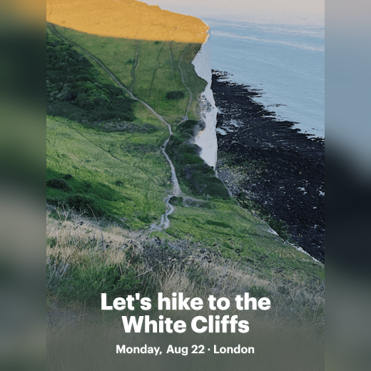 Let's hike to the White Cliffs, Westminster, United Kingdom, Aug 22 2022