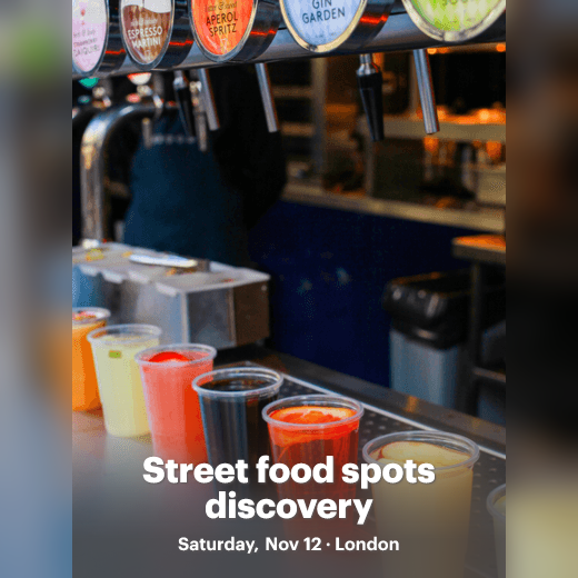 Street food spots discovery